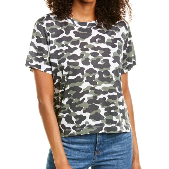 Monrow | Tops | Nwt Monrow Animal Camo T Shirt | Poshmark